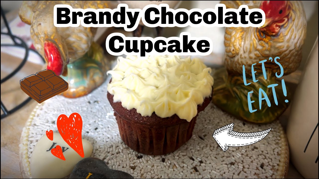 Very Moist Brandy Chocolate Cupcake🤤 - YouTube