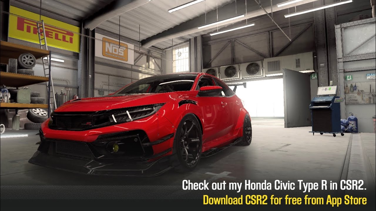 CSR2 - Civic Type R (Elite Maxed) - tune & shift - 6.807 - YouTube