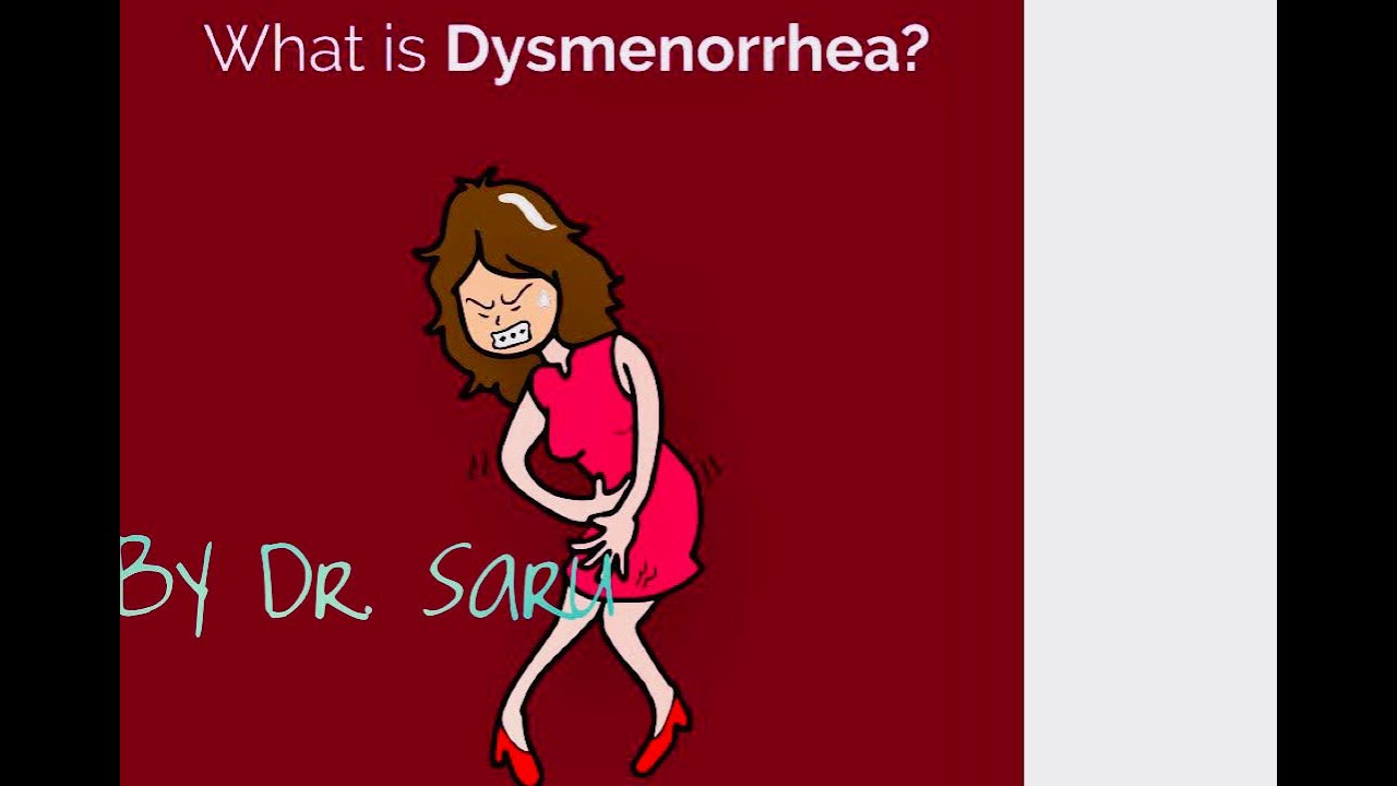 Dysmenorrhea Animation Menstruation Physiology And Disorders;