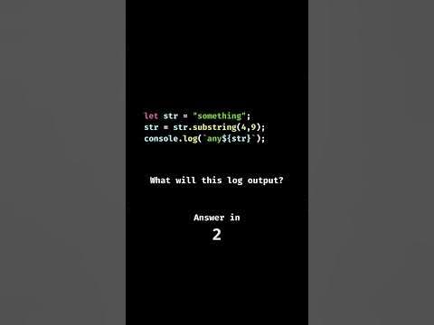 Coding Question Of The Day 23 - What will this log output? #shorts #javascript #100daysofcode ...