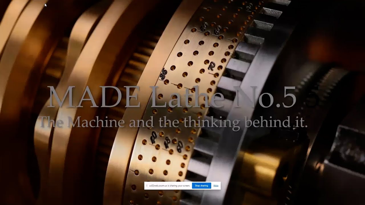 MADE Lathe Rose Engine 28Aug2021 - YouTube