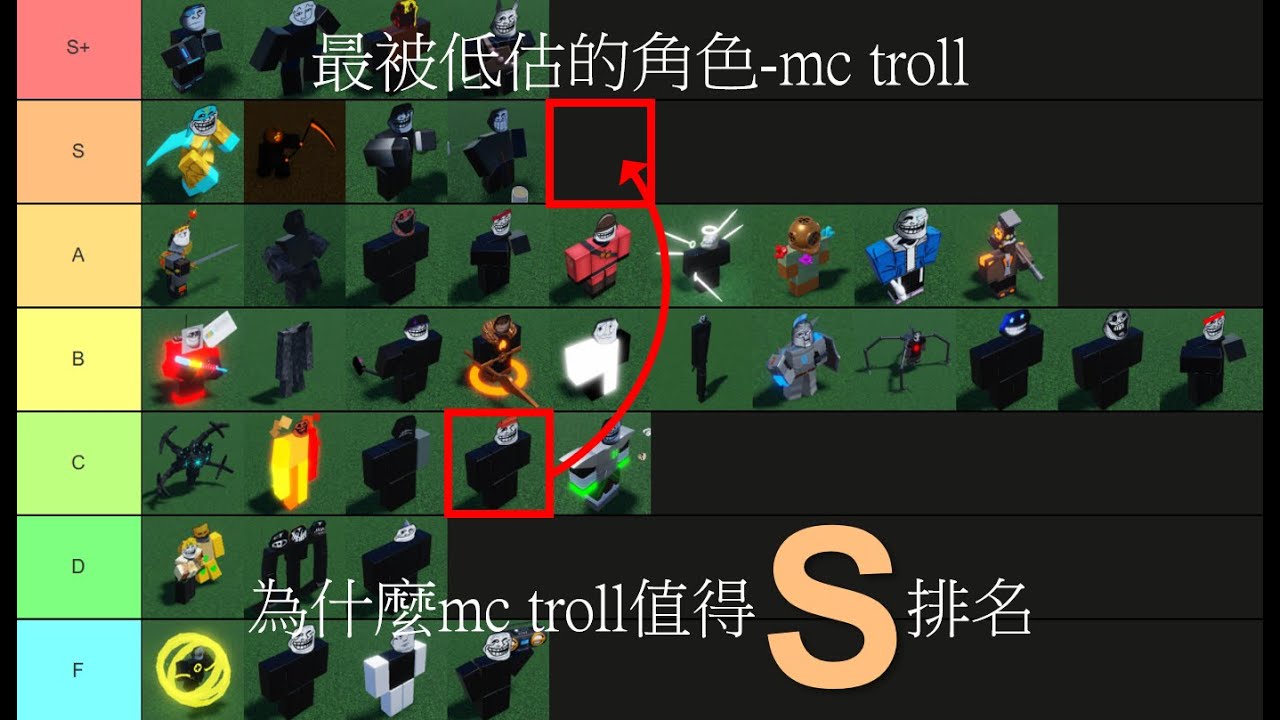 【Roblox機械方塊】不為人知的平民神角—mc troll【WoT角色介紹】 - YouTube