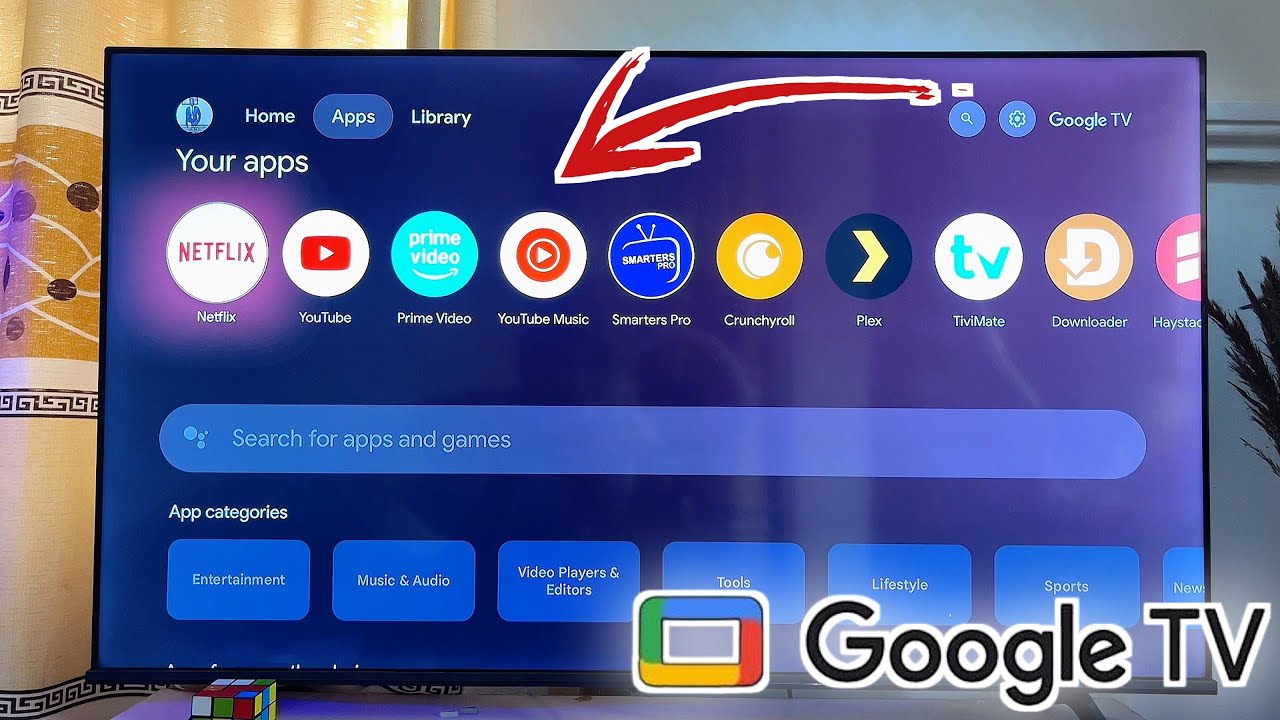 How to Download and Install Apps on Google TV - YouTube
