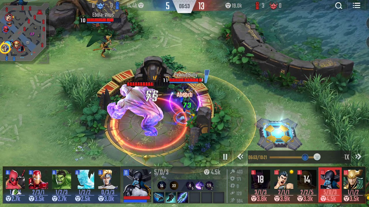 Proxima Midnight Gameplay Marvel Super Wars. - YouTube