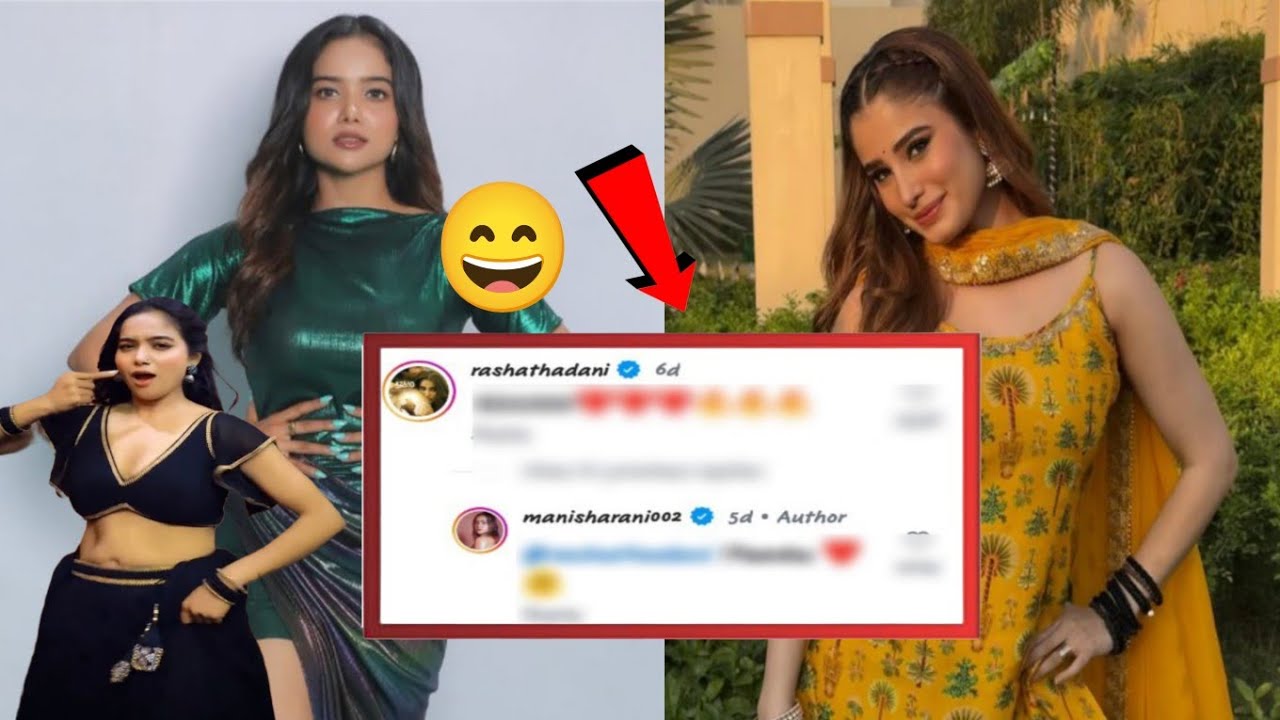 Rasha Thadani Cute Comment on Manisha Rani Uyi Amma song dance video ...