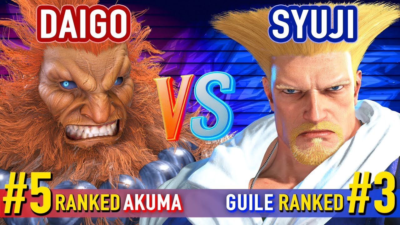 SF6 DAIGO (#5 Ranked Akuma) vs SYUJI (#3 Ranked Guile) High Level Gameplay - YouTube