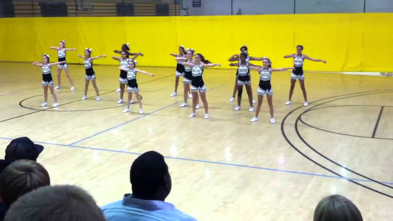 Faith Middle school cheer - YouTube