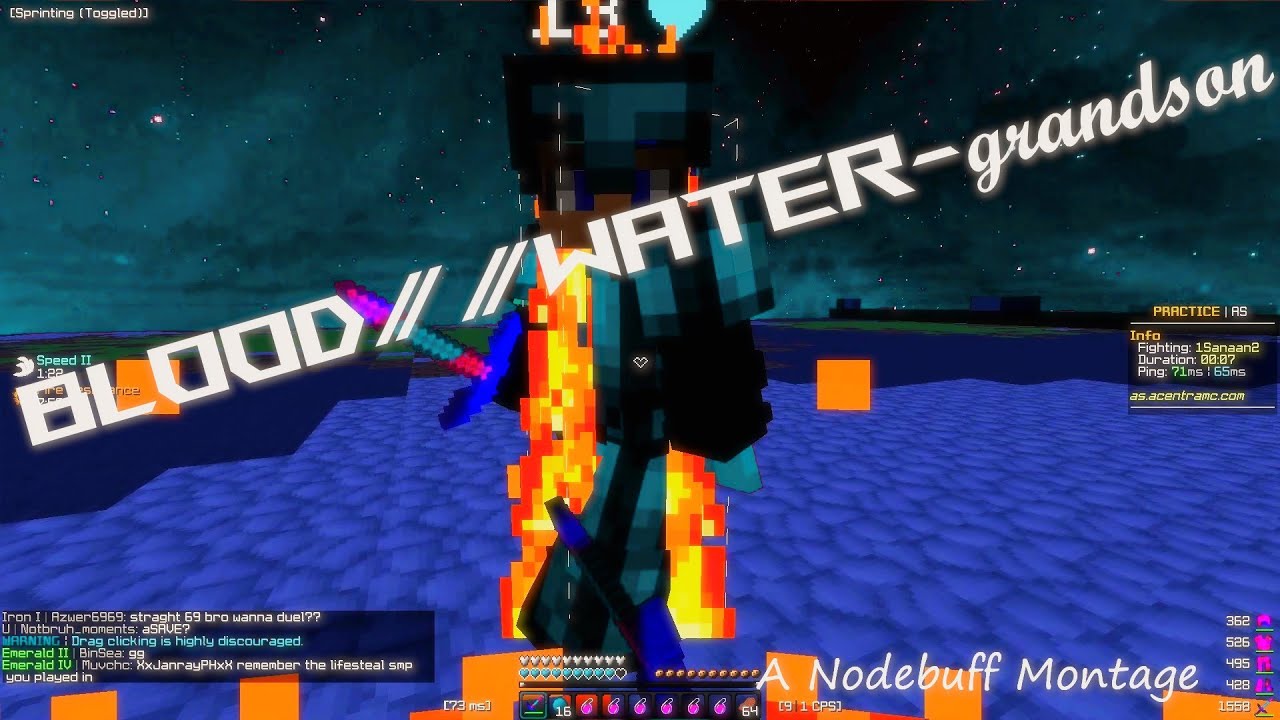 Blood // Water - grandson A Minecraft Nodebuff Montage #5 - YouTube