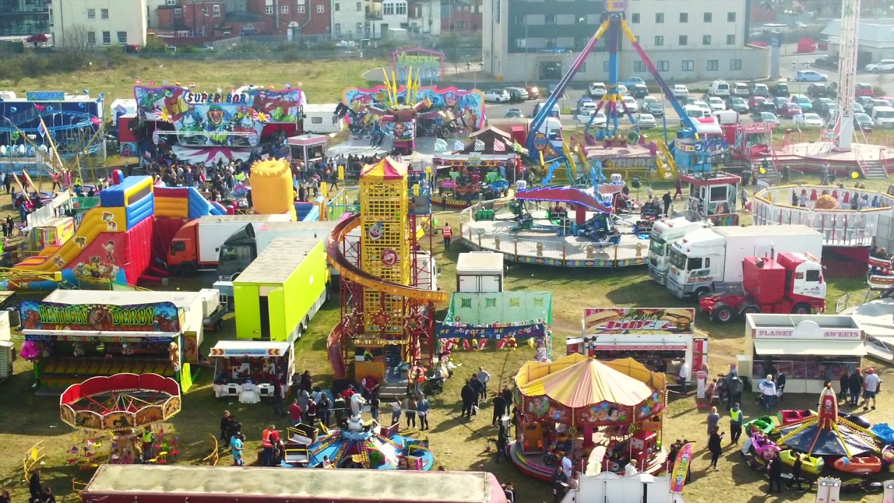 Funfair At Hartlepool Marina - YouTube