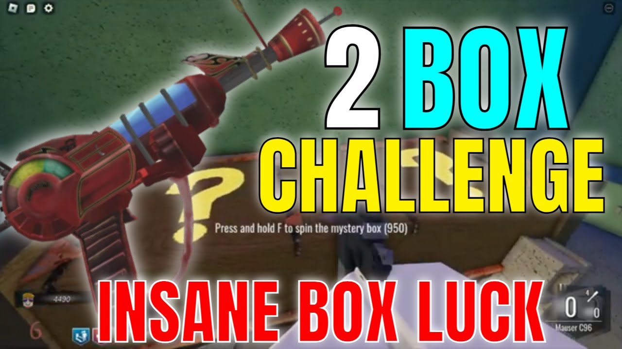 INSANE 2 BOX CHALLENGE ON LIGHTHOUSE! Mystery Box Luck | Michael's Zombies Roblox - YouTube