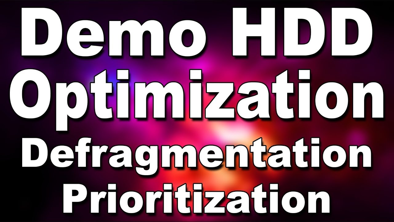 Computer Hard Disk (HDD) Optimization | DeFragmentation + Files Prioritization (Hindi) - YouTube