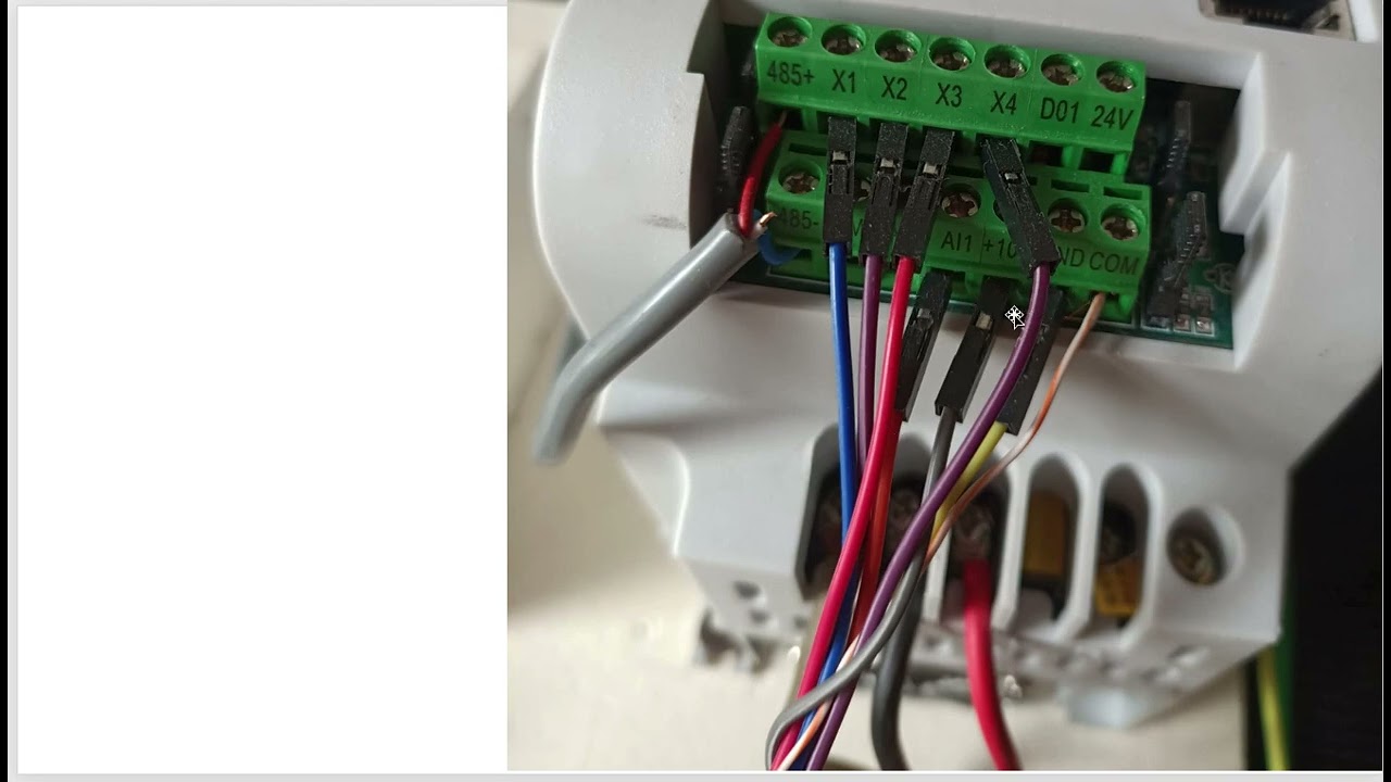 23) 1 variateur pour n moteurs, le câblage électrique (français) - YouTube