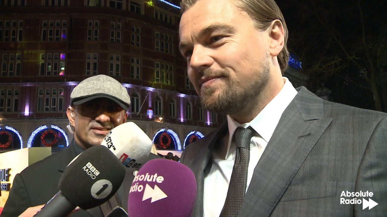 Oscar Nominee Leonardo DiCaprio interview at The Wolf of Wall Street ...
