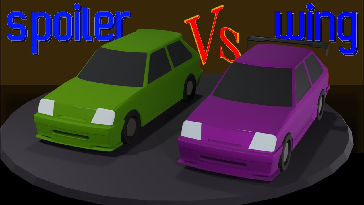Production Car Aerodynamics: Spoiler V's Wing - YouTube