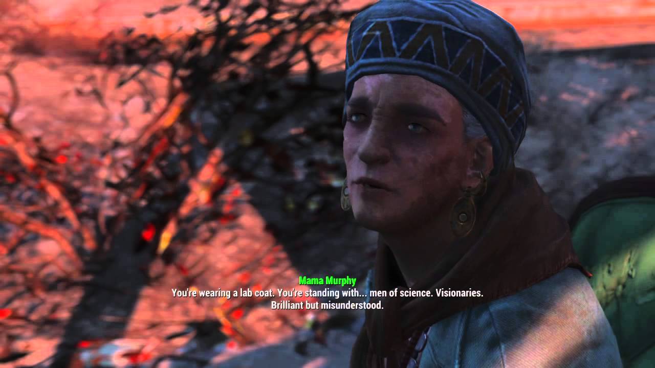 Mama Murphy on Institute ending ~ Fallout 4 - YouTube