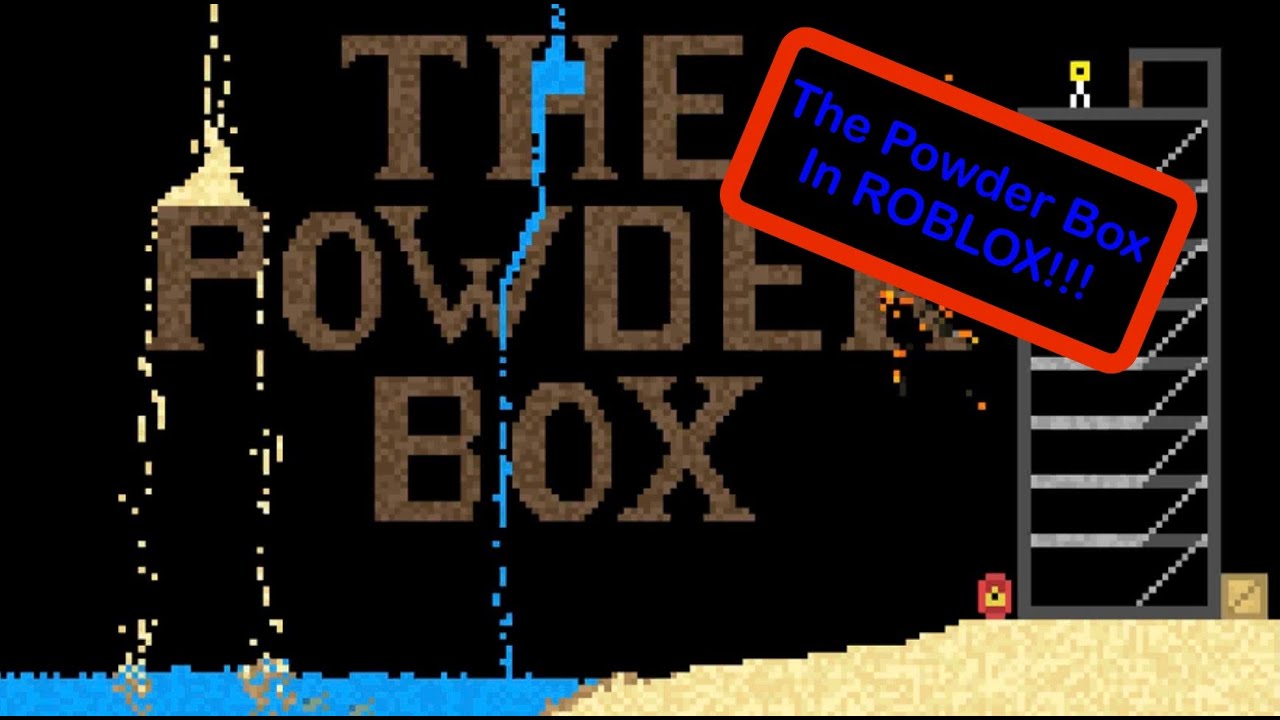 Playing “The Powder Box” In ROBLOX!!! (FIRST VIDEO) - YouTube