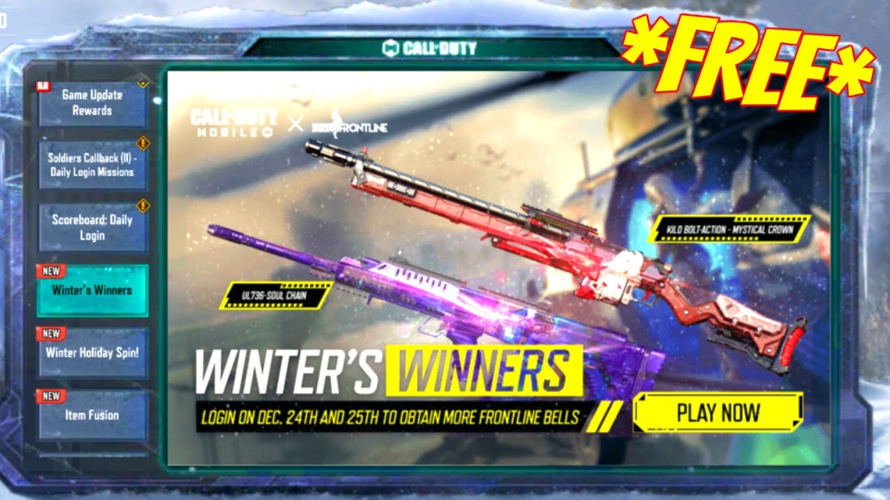 Cod mobile season 11 frontline event | codm winter's winner's event ...
