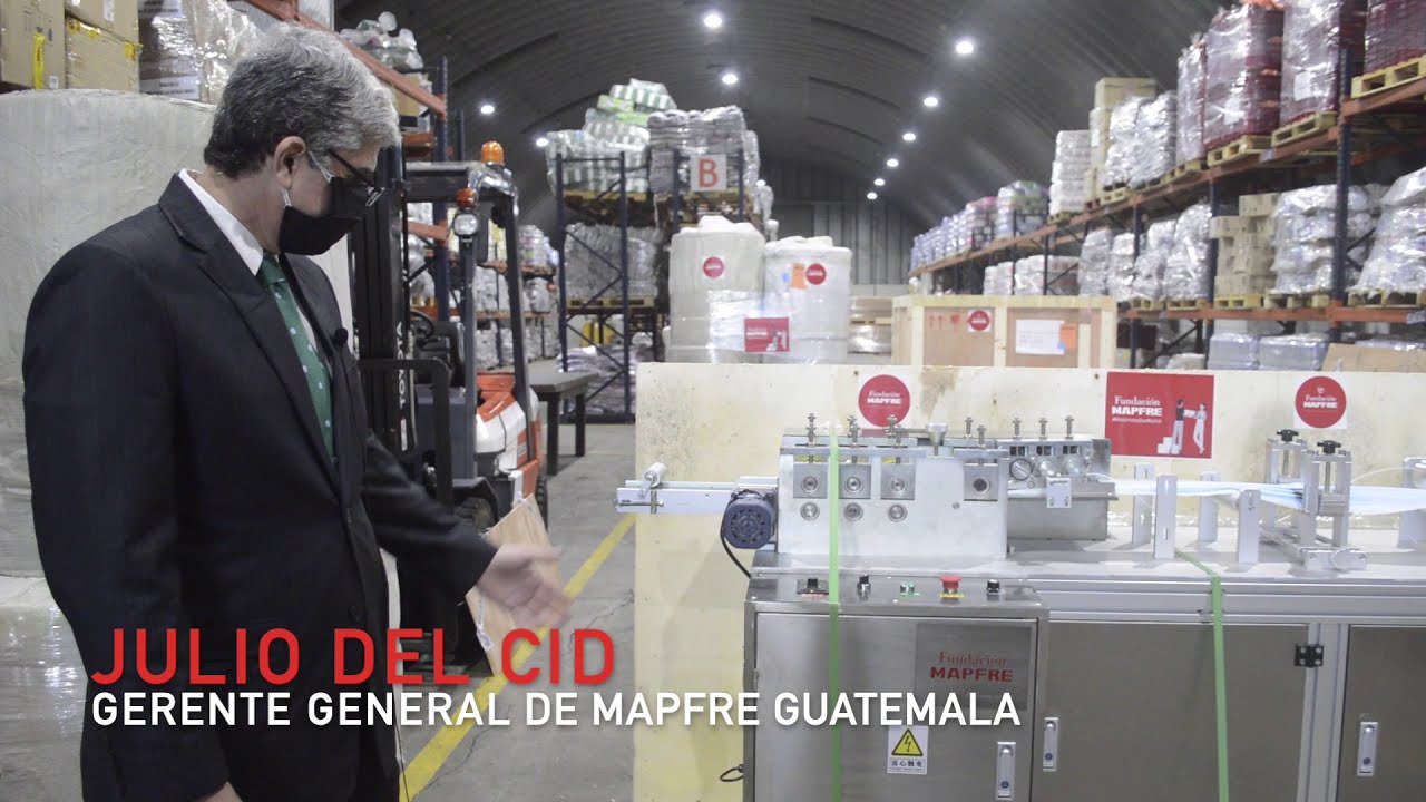 Palabras de Julio del Cid, CEO de MAPFRE Guatemala, en la entrega del ...
