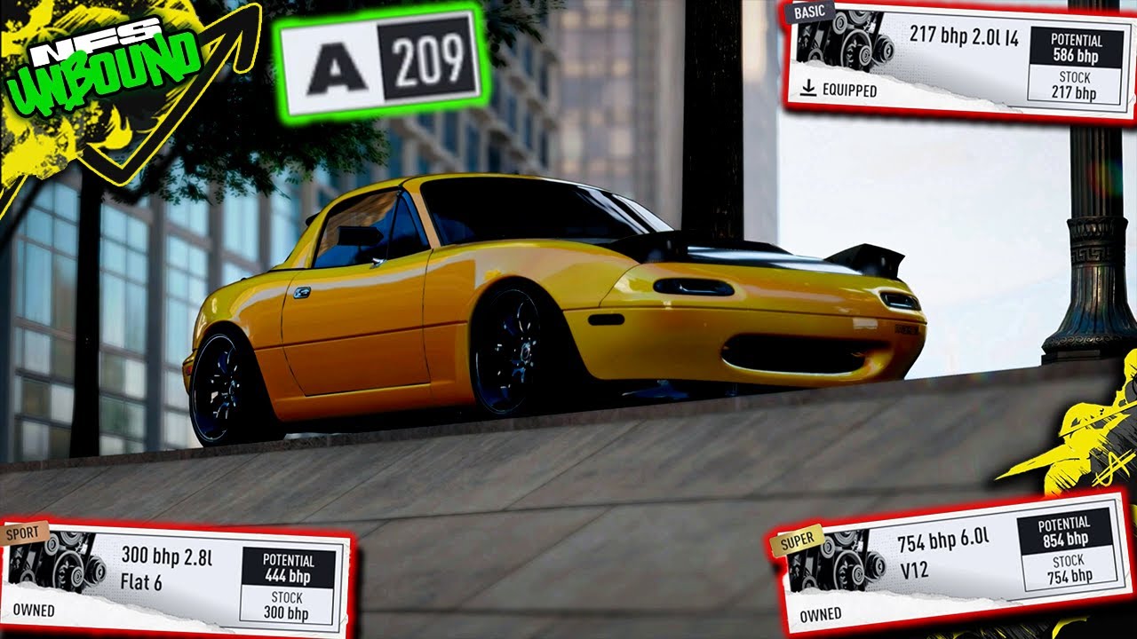 Best Engine Swap for A Tier | Mazda MX-5 Miata '96 | Need For Speed ...