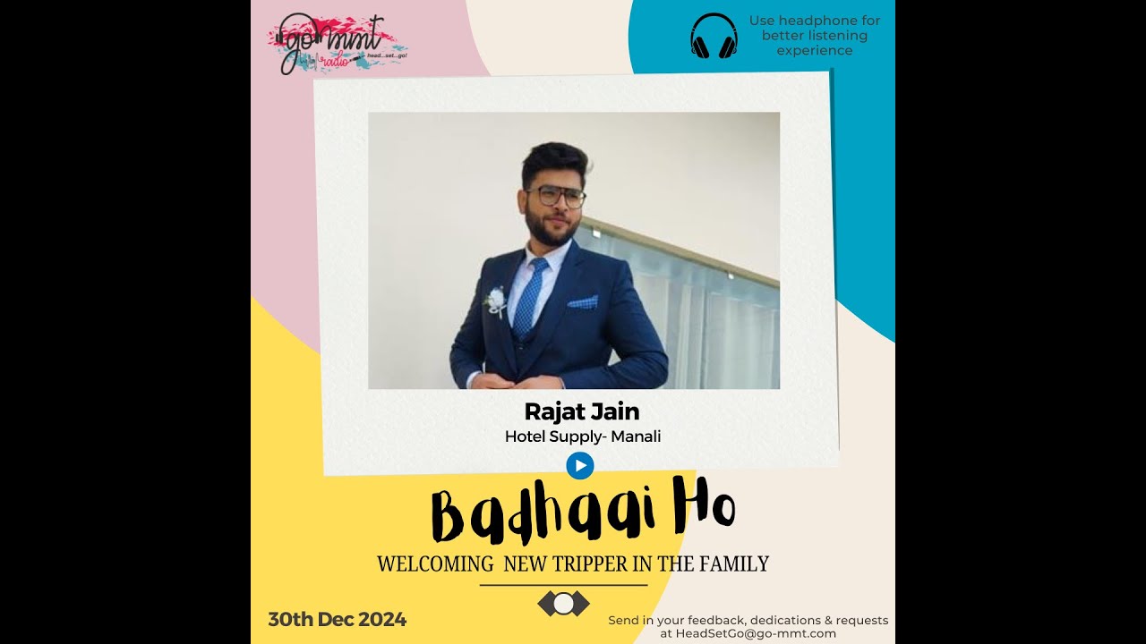 Badhaai Ho with Rajat Jain on GO-MMT Radio | Tune in now! #GoMMTRadio ...