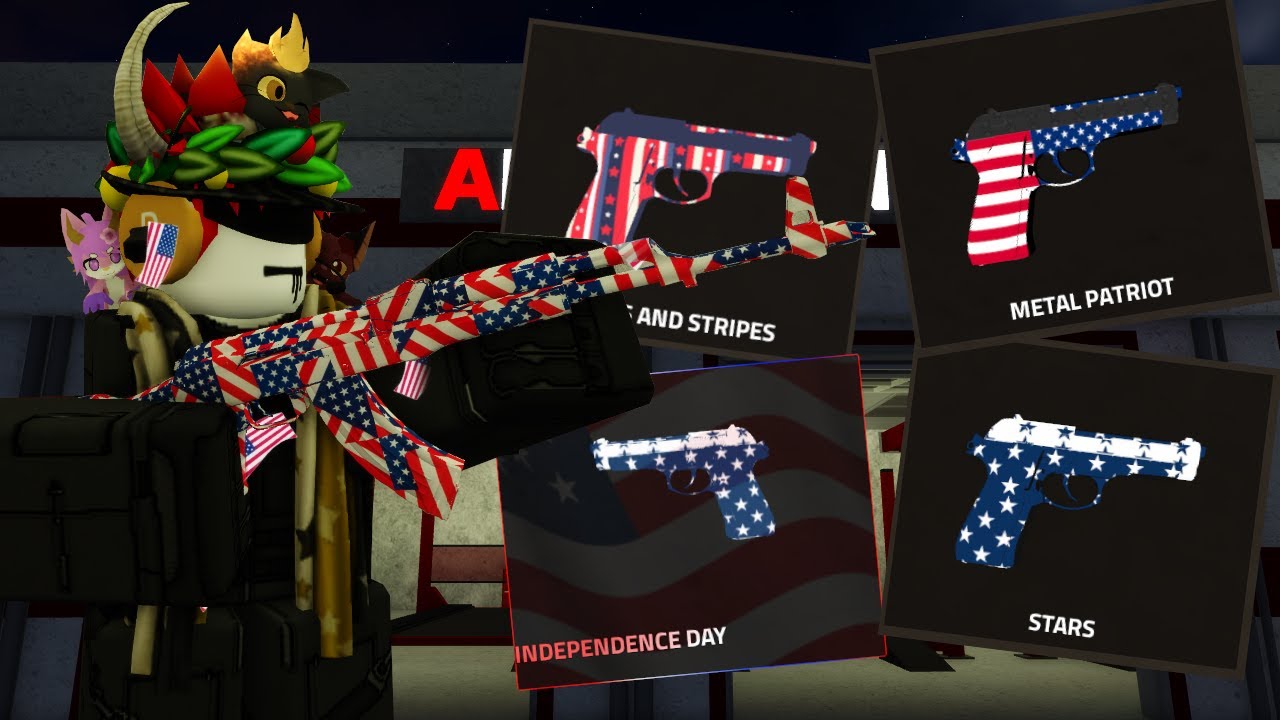 Independence Day Skin Showcase! [Roblox: Redwood Prison Reworked] Part ...