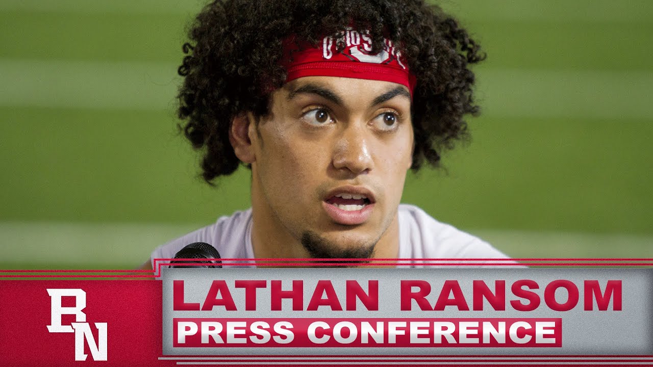 Ohio State Safety Lathan Ransom Discusses Fall Camp Progress - YouTube