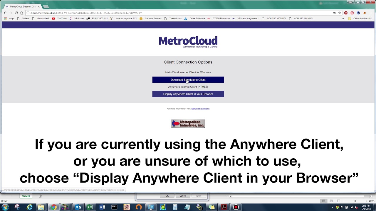 MetroCloud Update Re-installation Instructions - YouTube
