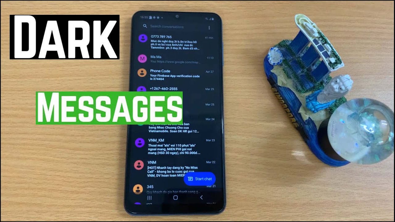 How To Enable Dark Mode in Android Messages on any Android phone 2021 ...