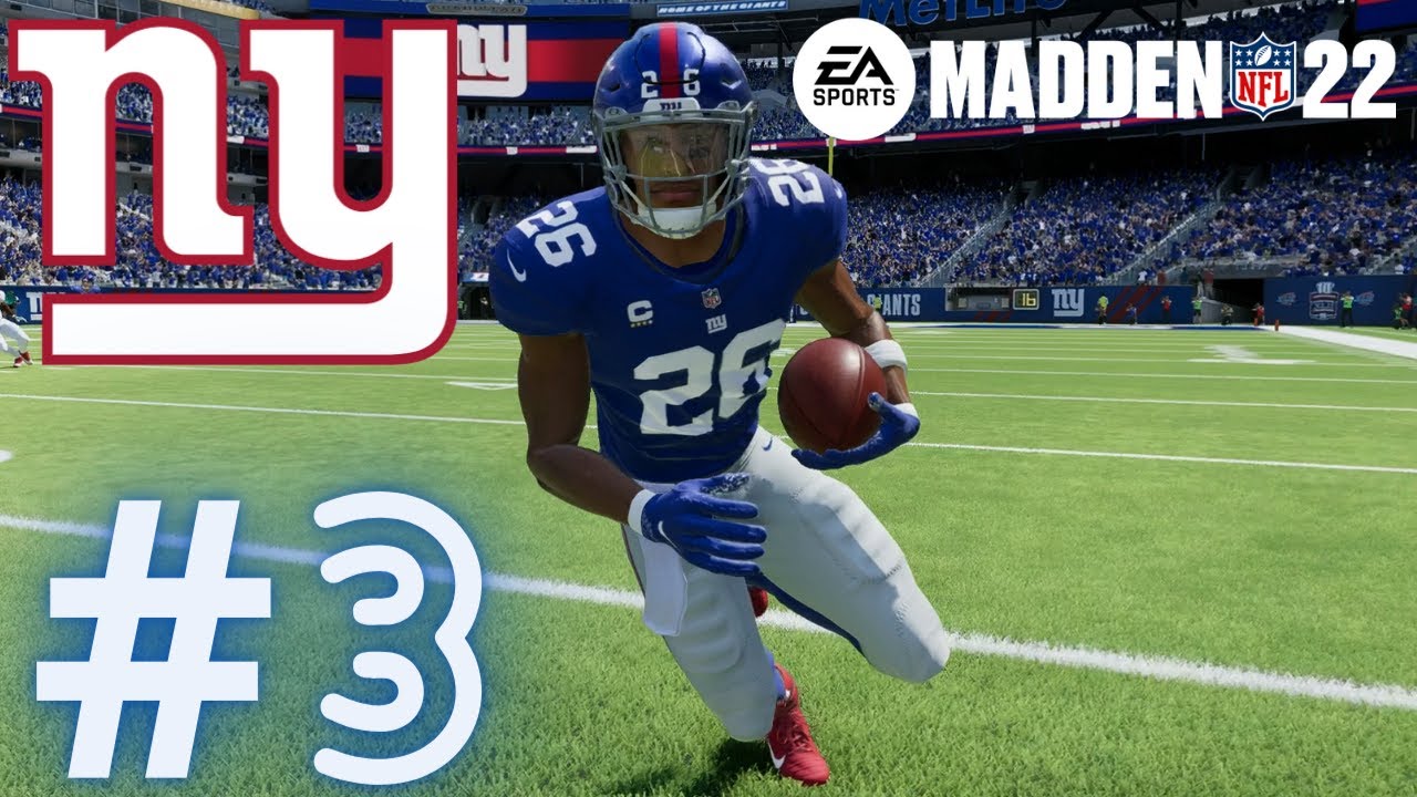 MADDEN 22 NEW YORK GIANTS FRANCHISE EPISODE 3! - YouTube