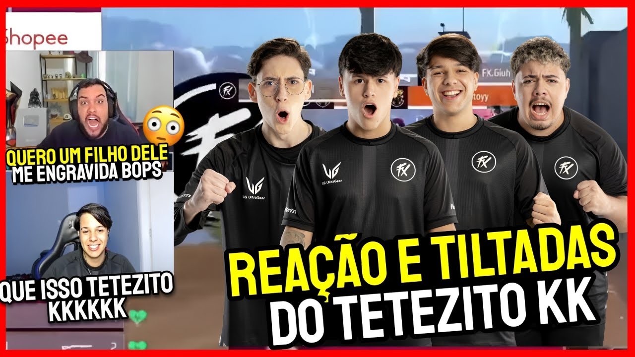 FX BOPS REAGINDO AS TILTADAS DO TETEZITO COM 6 BOOYAH DO FLUXO NA FINAL ...