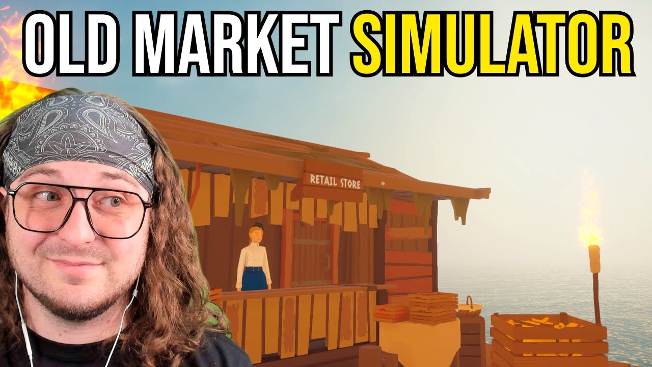 Starting Our Own Market On This Remote ISLAND! (Old Market Simulator ...