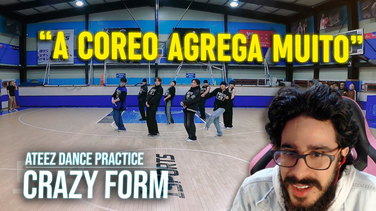 TOHR REAGINDO: ATEEZ 'CRAZY FORM' DANCE PRACTICE | Cortes do Tohr - YouTube