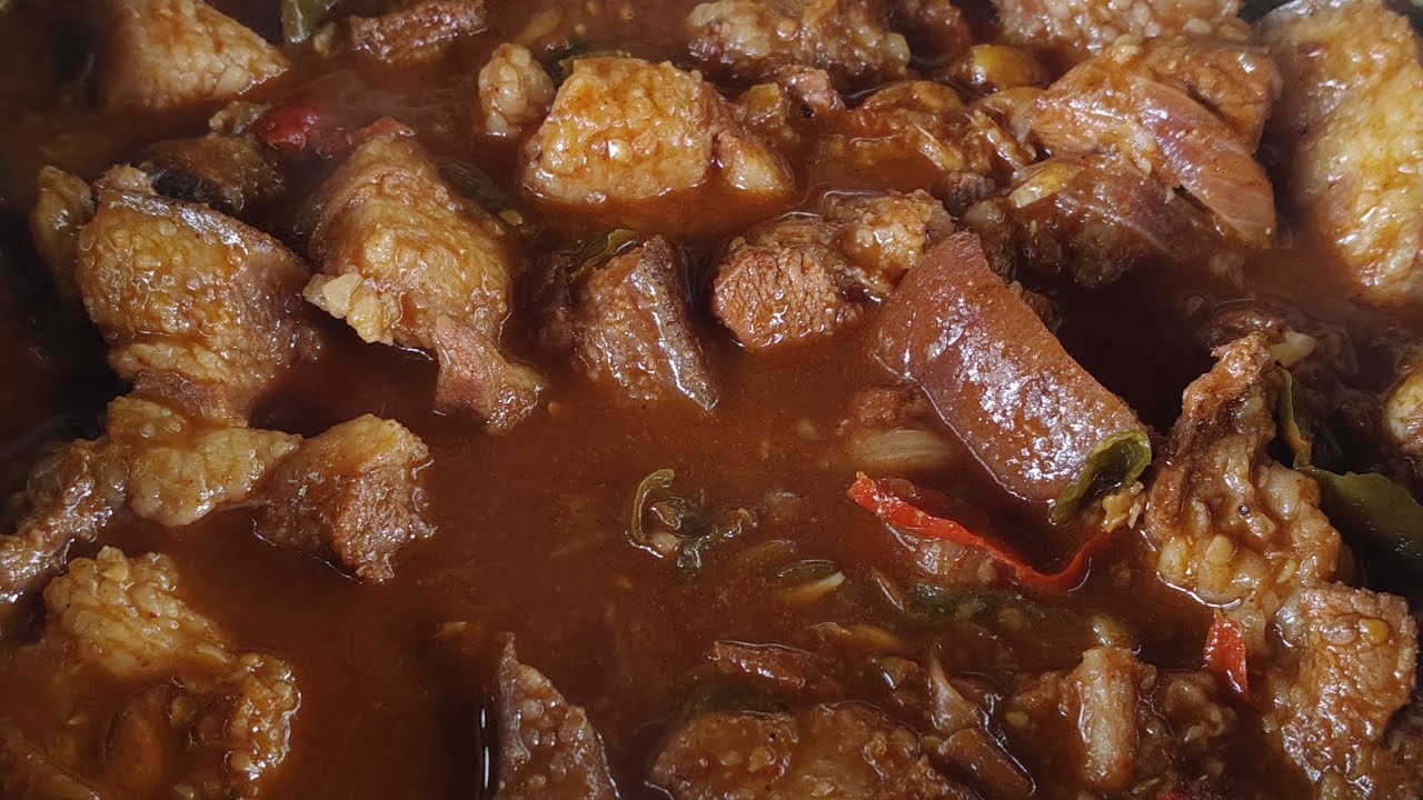 special pork curry 😋 pork curry 'pork cooking in Village 🤗 pork recipe ...
