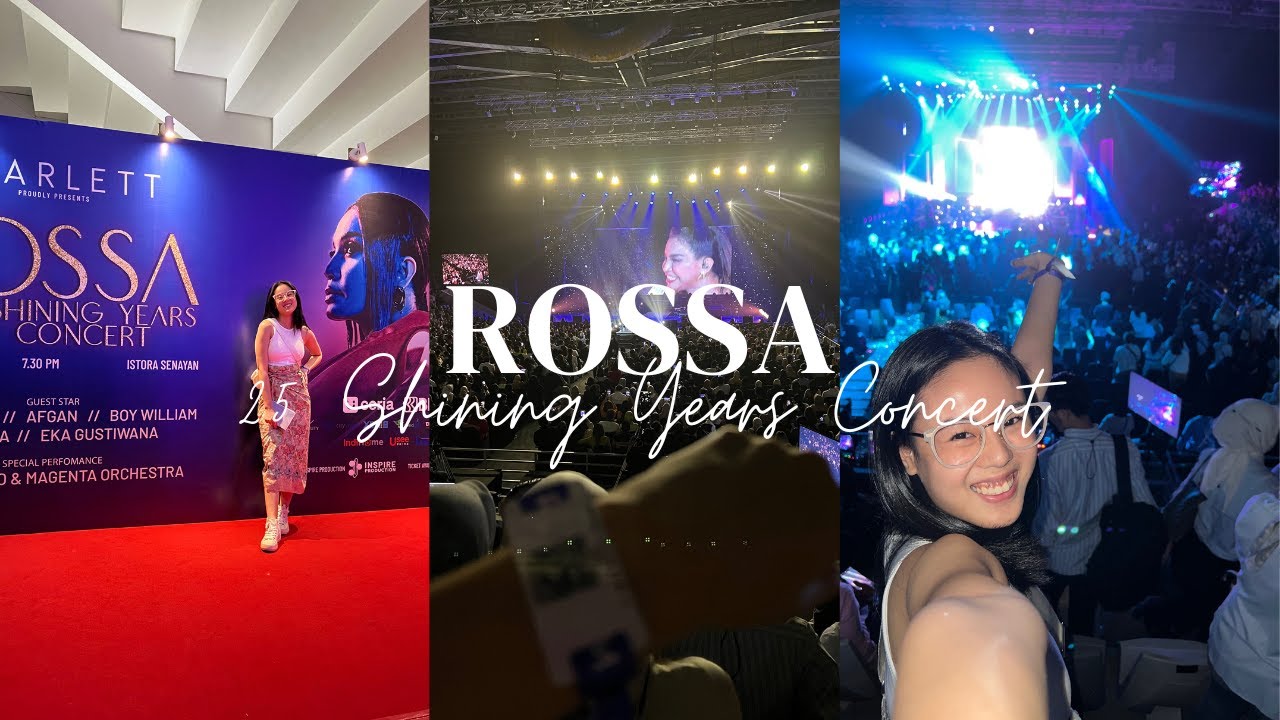 Akhirnya ke konser pertama kalinya | Rossa 25 Shining years concert ...
