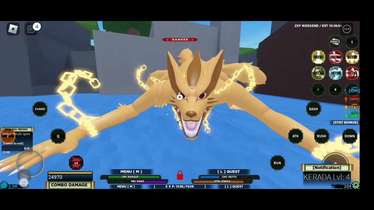 trying kill all bosses but not all (game name shinobe life ) - YouTube
