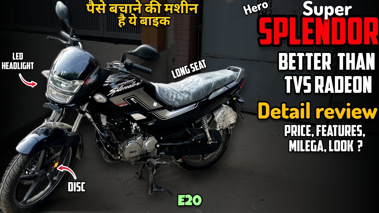 Hero Super Splendor xtec 125cc | detail review price, features ...