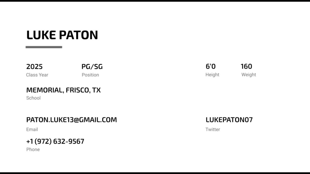 Luke Paton (2025, PG_SG) - YouTube