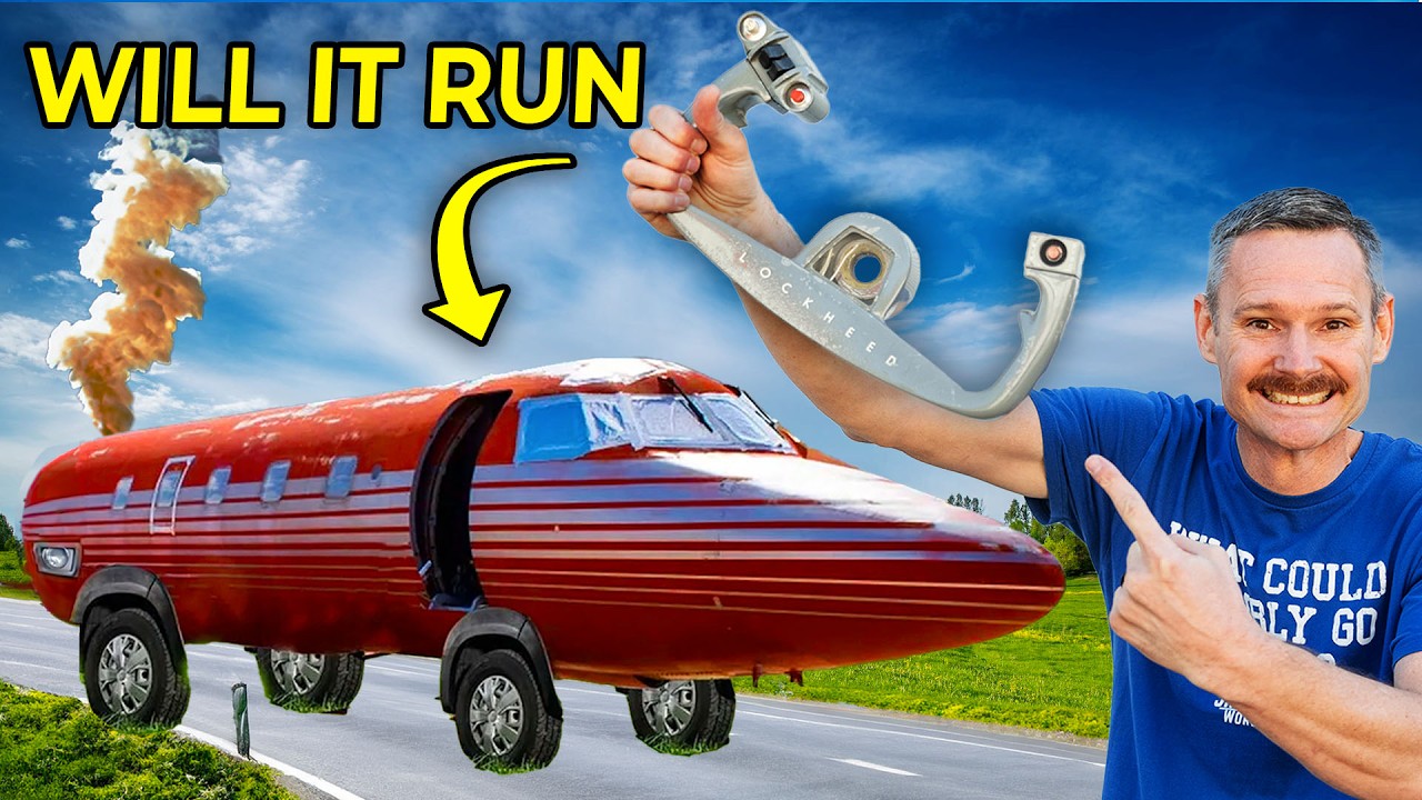 Rebuilding Elvis Presley's Private Jet To Drive On The Road Pt5 - YouTube