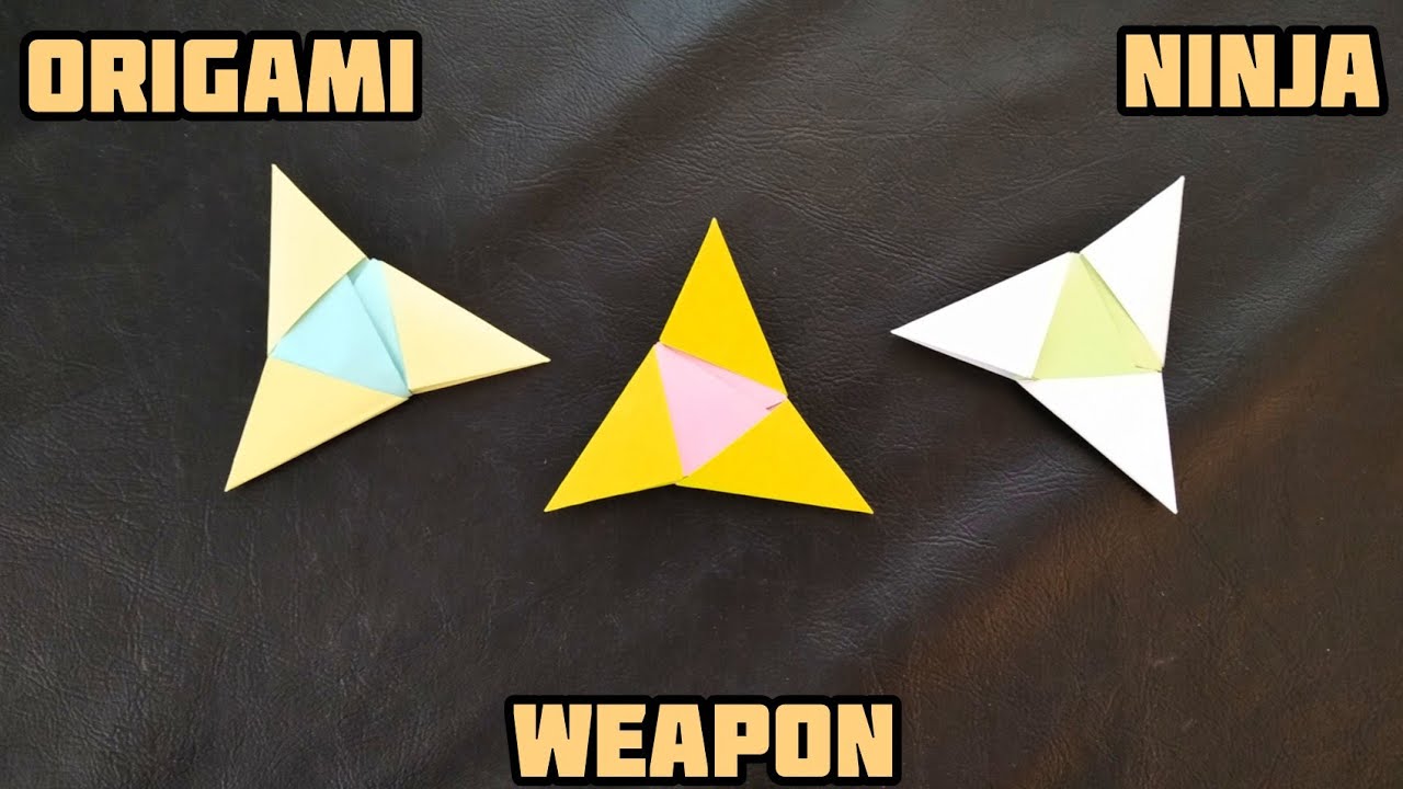 ORIGAMI NINJA WEAPON (STAR) 🌠 - THIS MAKING IS EASY - LN Origami - YouTube