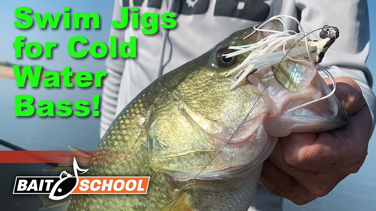 Swim Jig Tactics for Cold Water Bass Fishing (NEW BOOYAH Mobster Swim ...