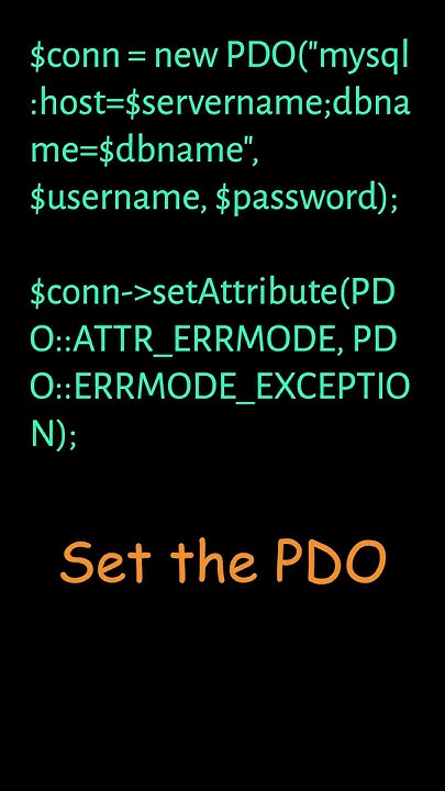 Understanding prepared statements in PHP - YouTube