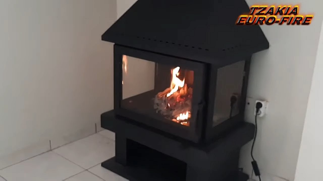Εγκατάσταση σε ενεργειακό μεταλλικό αερόθερμο τζάκι Άμεσης τοποθέτησης ...