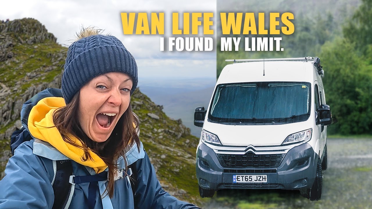 VAN LIFE WALES - Climbing Snowdon, wild swimming and white water ...