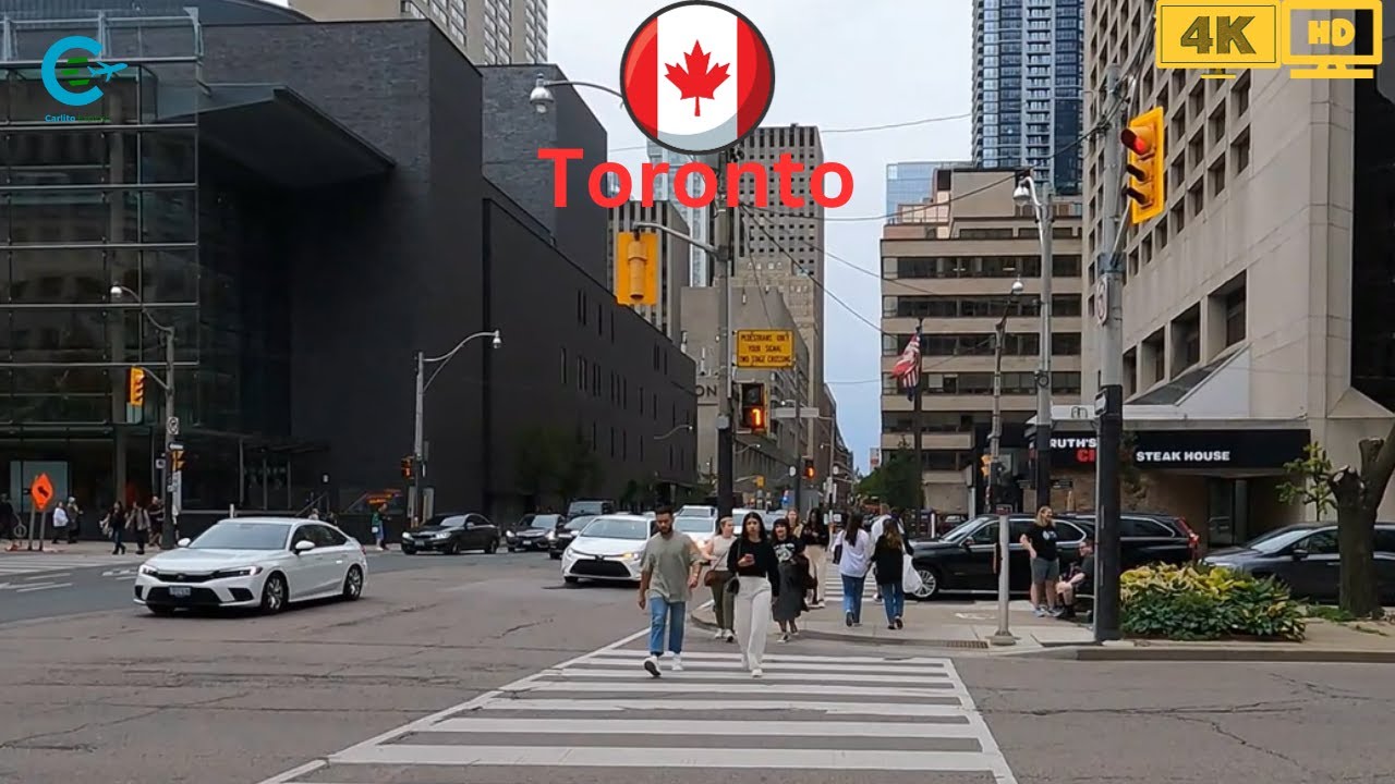 Walking Tour Toronto University Av. 4K | Virtual Tour University Av ...