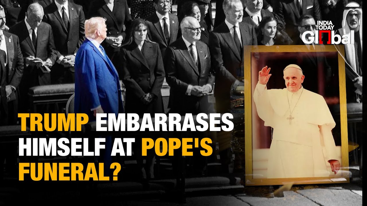 Trump Disrespects Pope’s Funeral? | Chews Gum, Texts, and Breaks Dress ...