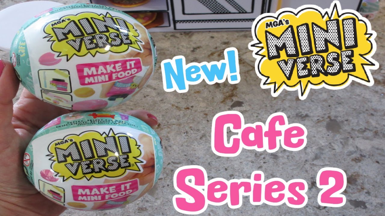 MGA Mini Verse Make it Mini Cafe Series 2 Alphabet Soup & Orange Float ...