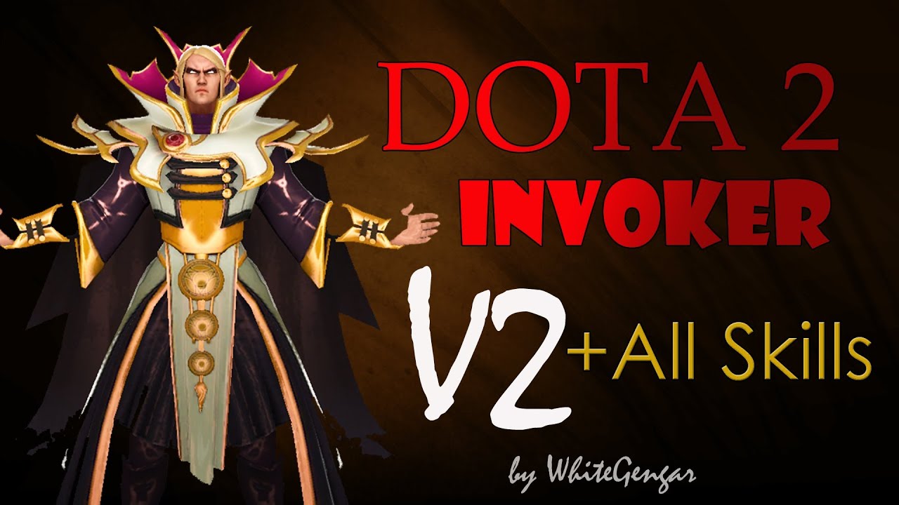 Invoker All Skills Combo - YouTube