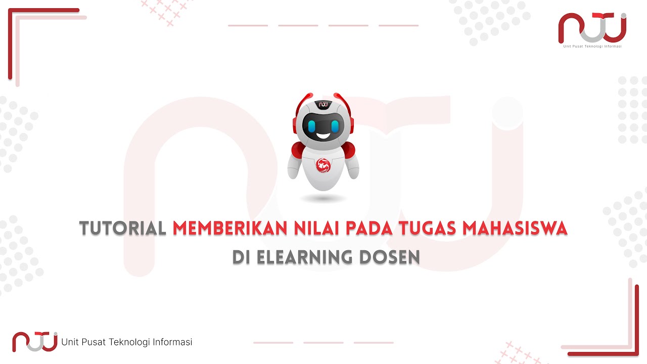 Tutorial Memberikan Nilai pada Tugas Mahasiswa di Elearning Dosen - YouTube