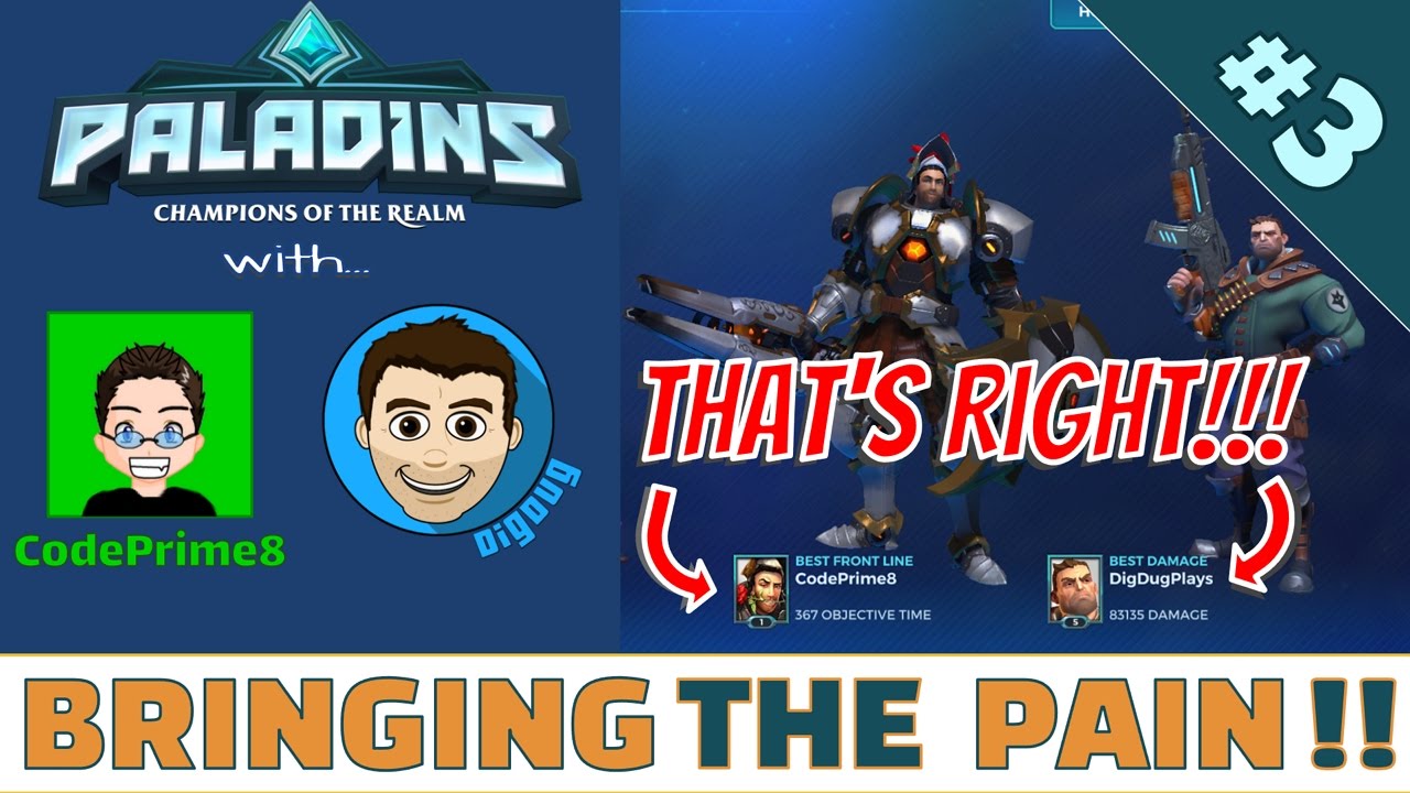 Paladins :Ep 3: Riding to Victory with CodePrime8 : Let's Play Paladins ...