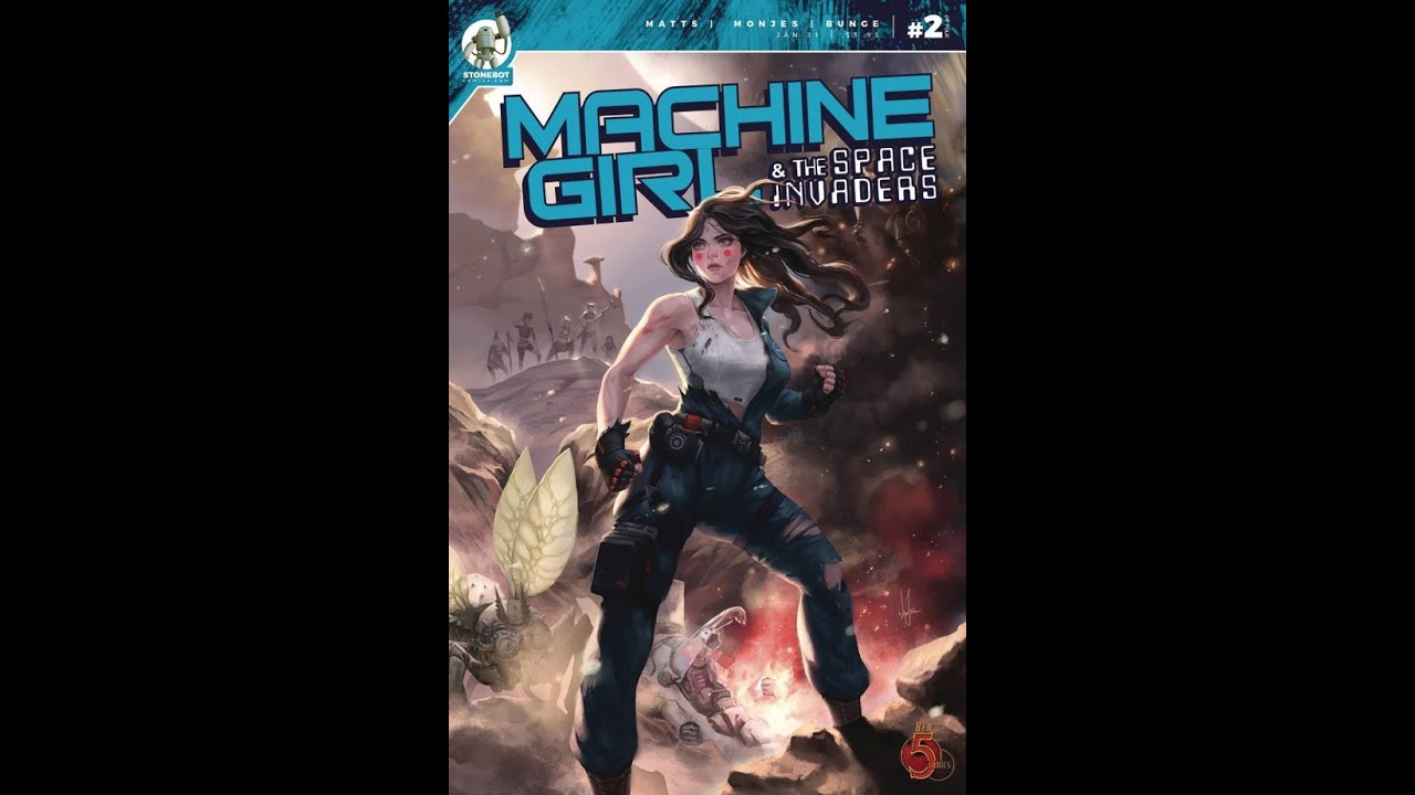 MACHINE GIRL & THE SPACE INVADERS #2. Weird dialog and pacing makes ...
